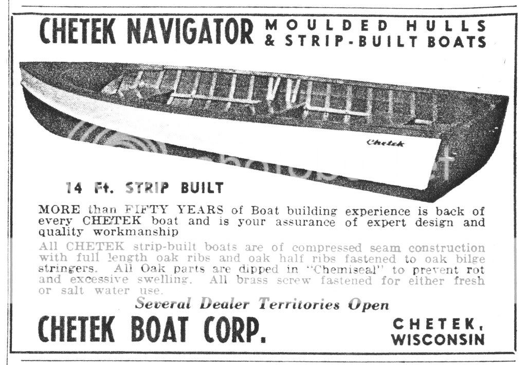 FiberGlassics® - 1949 Chetek Boat - FiberGlassics® Forums