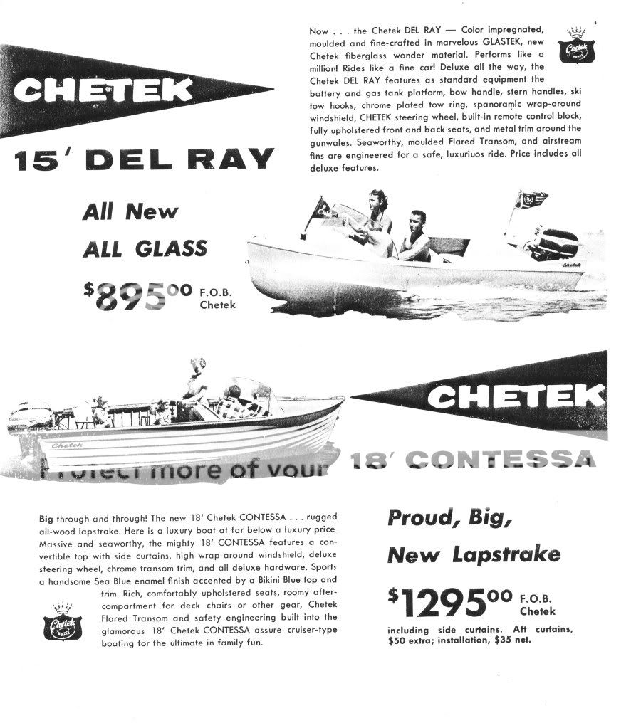 FiberGlassics® - 1958 Chetek Boat - FiberGlassics® Forums