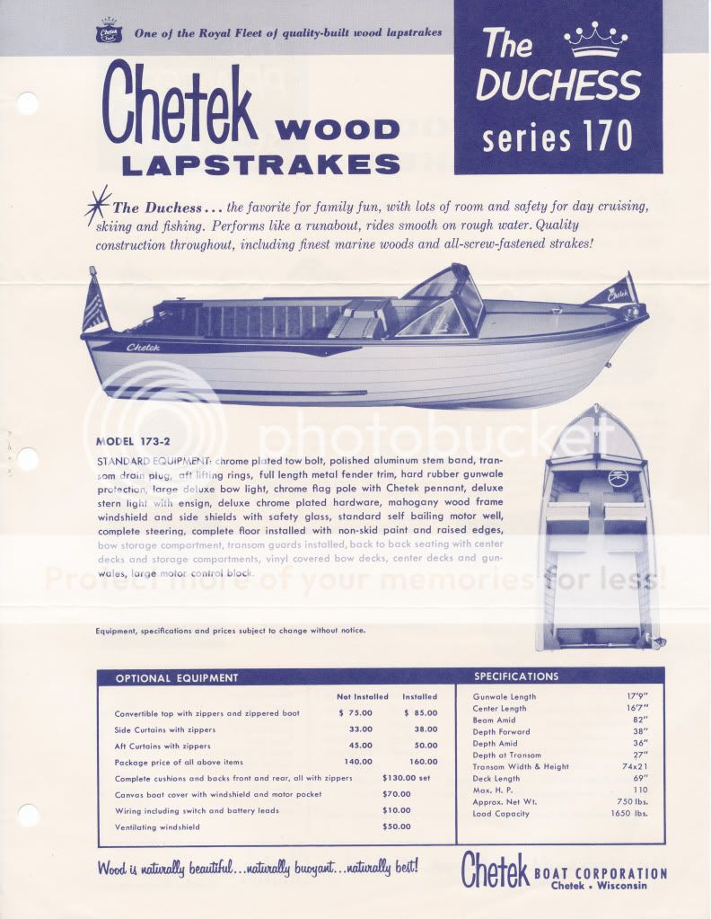 FiberGlassics® - 1960 Chetek Boat - FiberGlassics® Forums