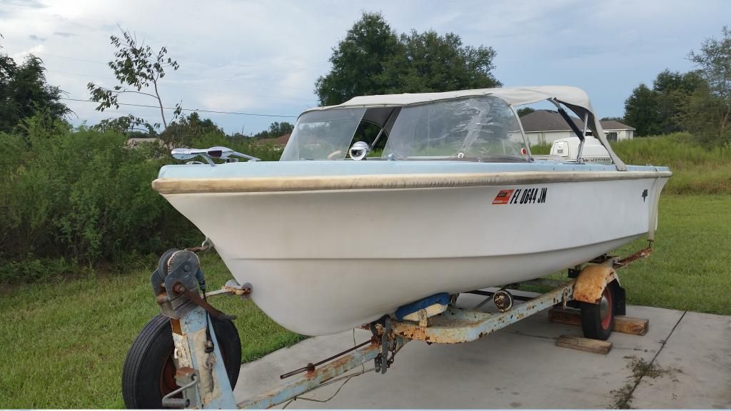 FiberGlassics® - Got a New Boat Today!!!!!!!!!! 1961 Shell Lake ...