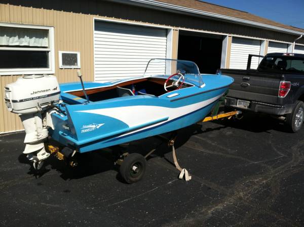 FiberGlassics® - 1957 Glen-L Kit/boat w/Arkansas Traveler stickers ...