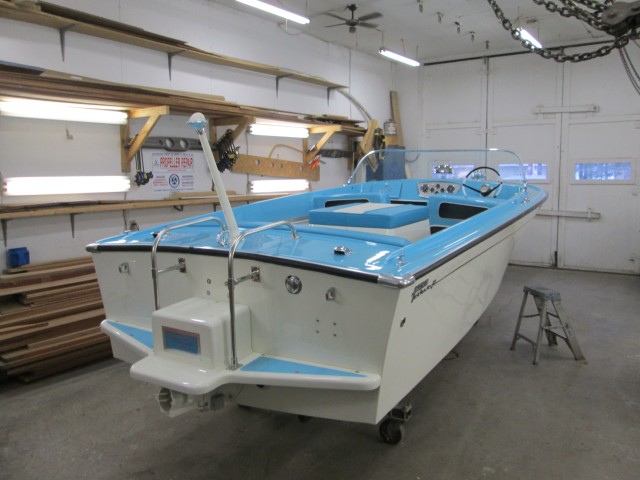 FiberGlassics® - DONE!! Restoration 1962 Buehler Turbocraft Jet 35 ...