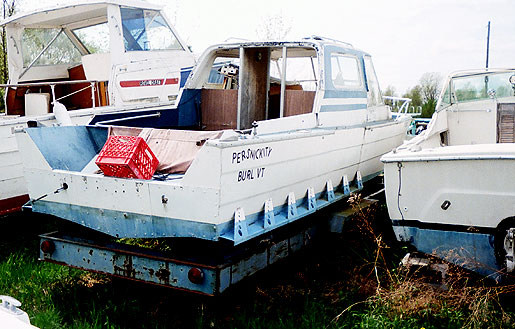 FiberGlassics® - 1966 Maritime - Welded Aluminum Cathedral Hull ...