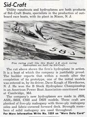 Sid-Craft - Classic Boat Library
