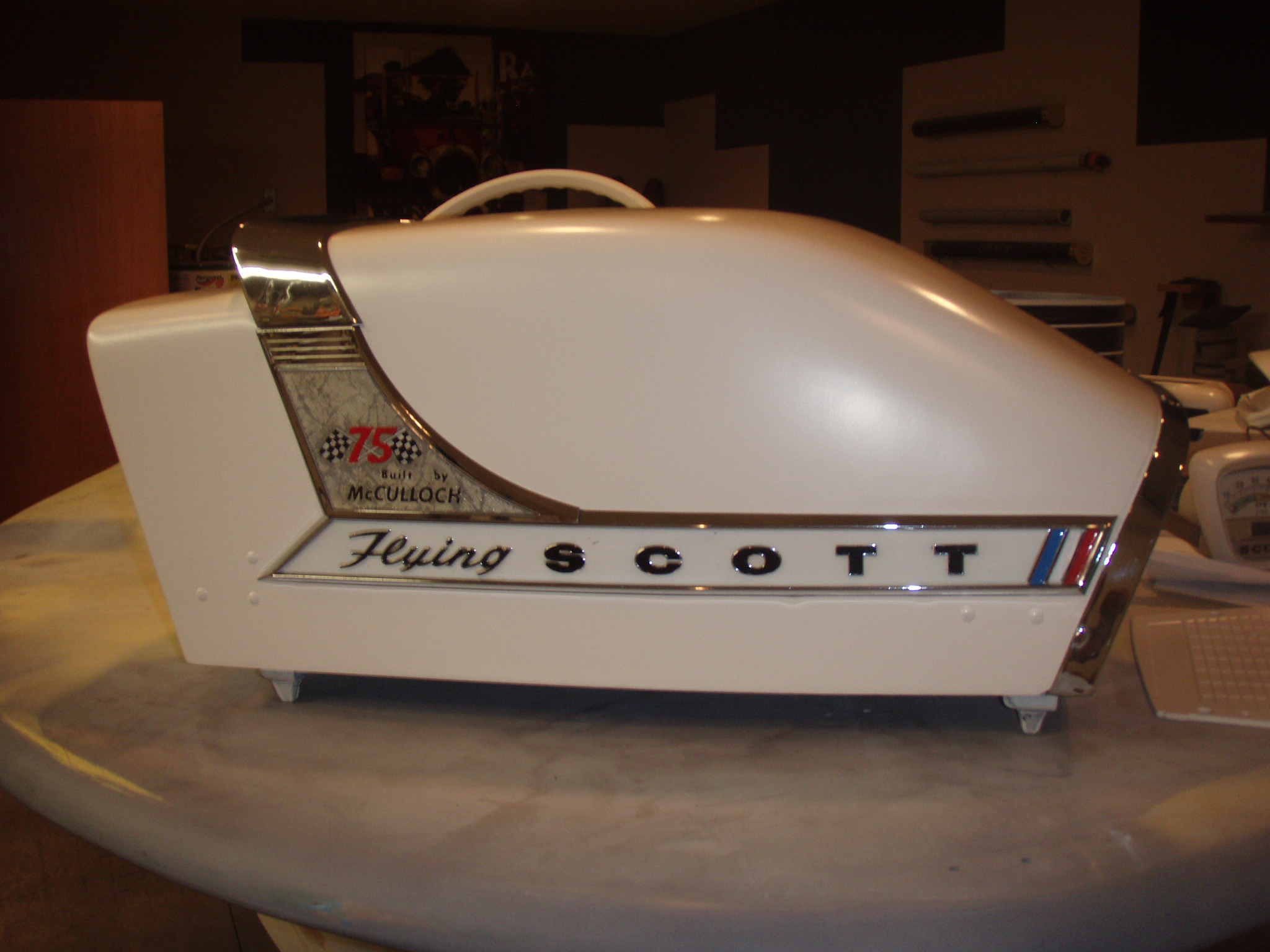 FiberGlassics® - Flying Scott three cylinder 60hp for sale ...