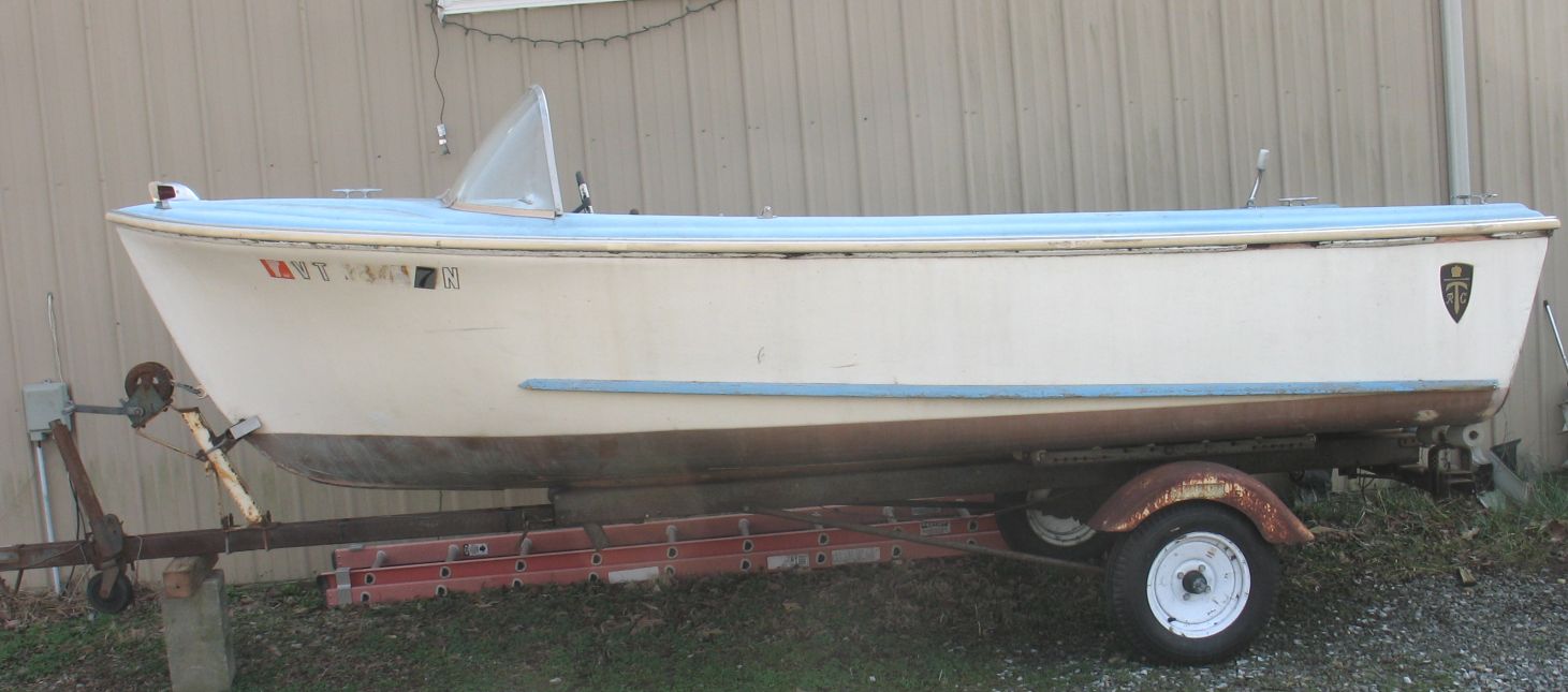 FiberGlassics® - EARLY Fiberglass Thompson Boat or ? Not Sure ...