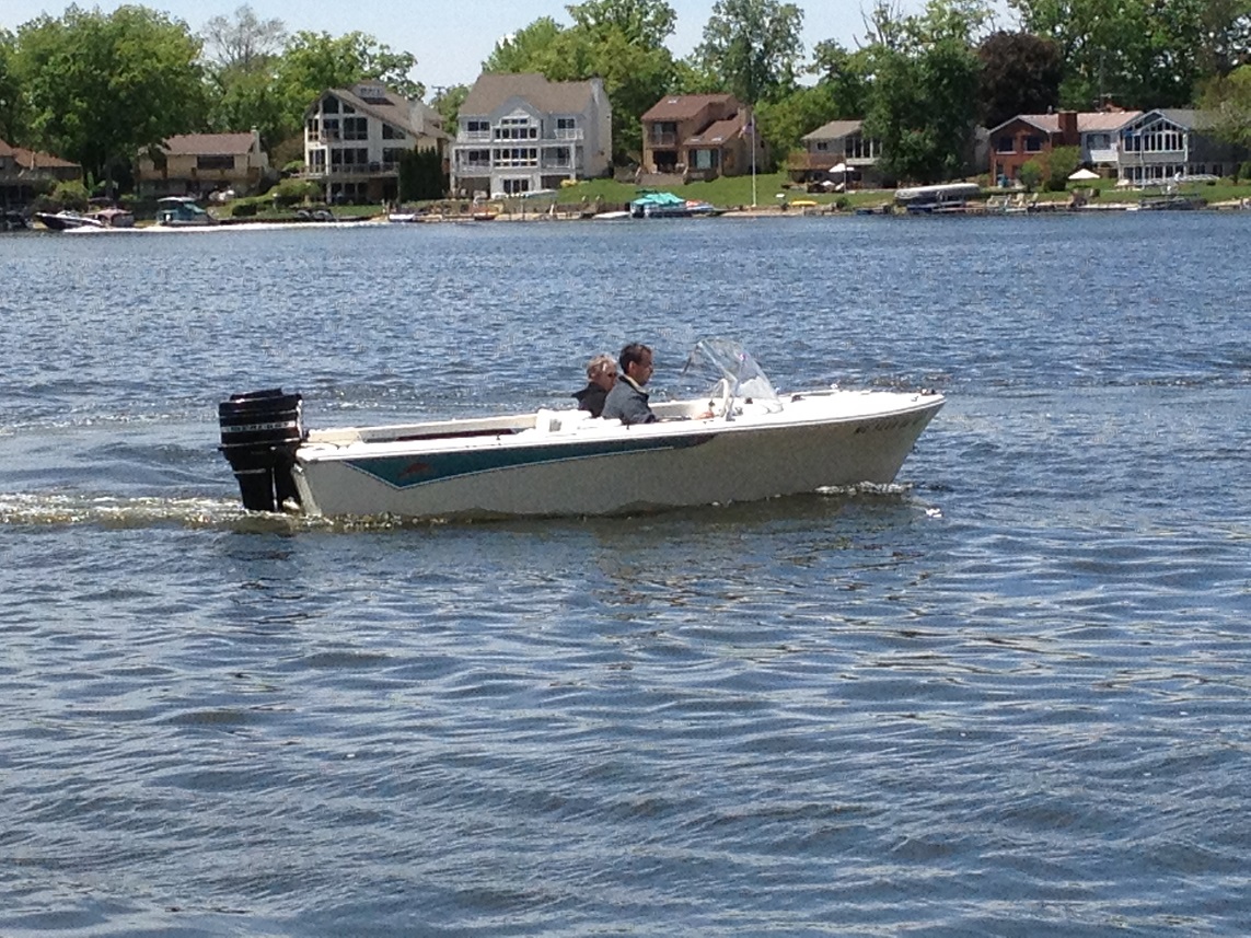 FiberGlassics® - Sabre Craft first outing after restoration ...