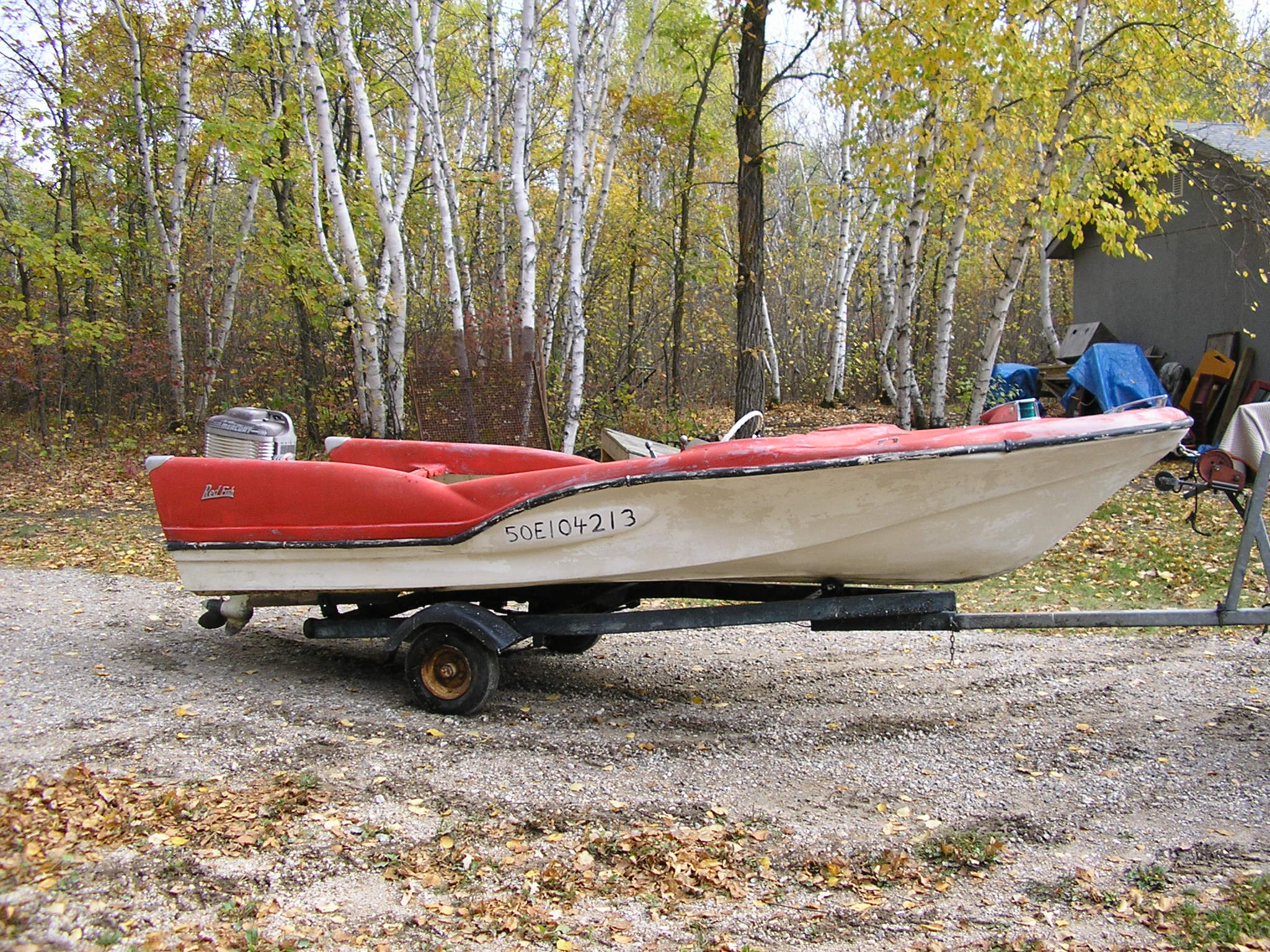 FiberGlassics® - 1958 or 1959 Red Fish Deluxe - FiberGlassics® Forums